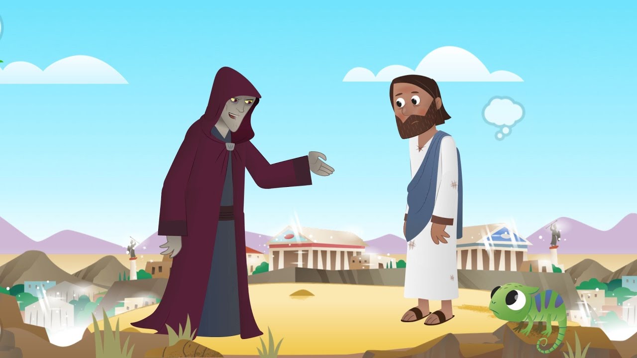 ANG PAGSUBOK SA DISYERTO - Book of Matthew Animated Bible Story Tagalog ...