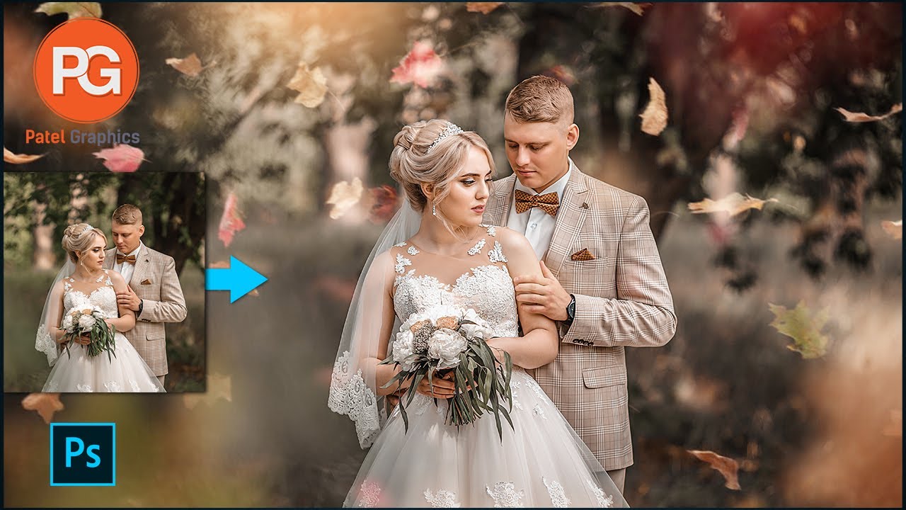 How to edit couple photos in photoshop Tutorial || Wedding Photo ...