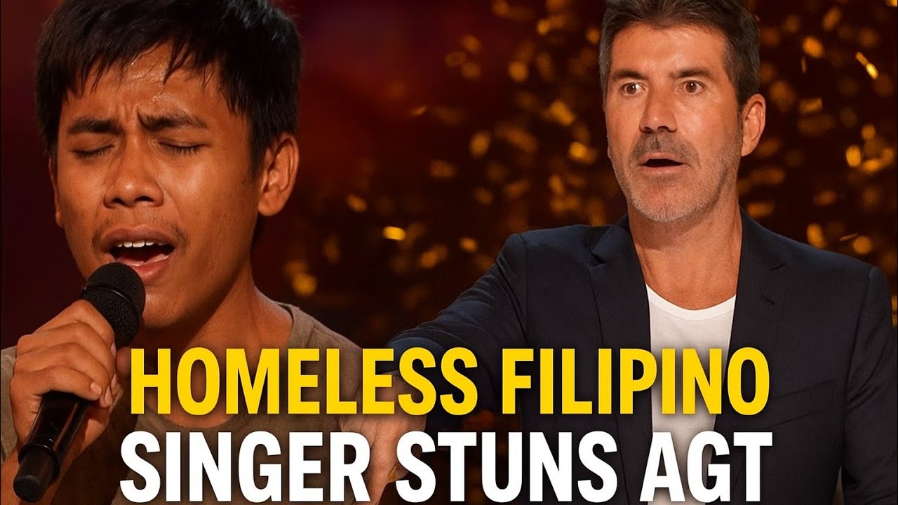 Homeless Filipino Singer Stuns AGT — Simon Cowell Hits Golden Buzzer ...