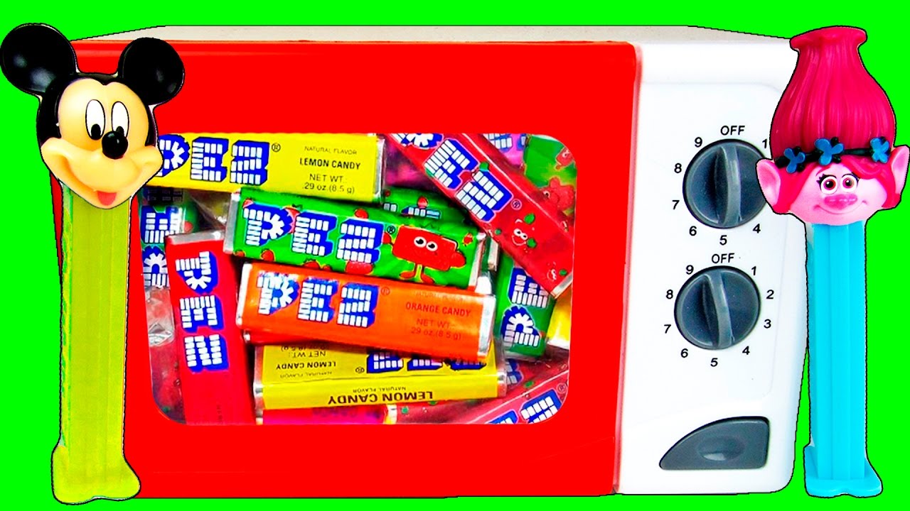 Microwave Just Like Home Toy Appliances Surprise Toys PEZ Candy Mickey ...