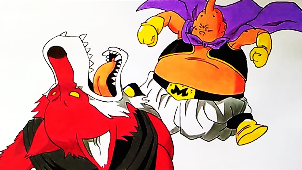 Majin Buu VS Basil - Dragon Ball Super Capitulo 79 - Speed Drawing ...