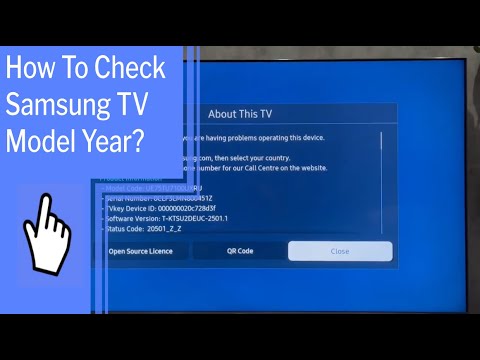 How To Check Samsung TV Model Year? - YouTube