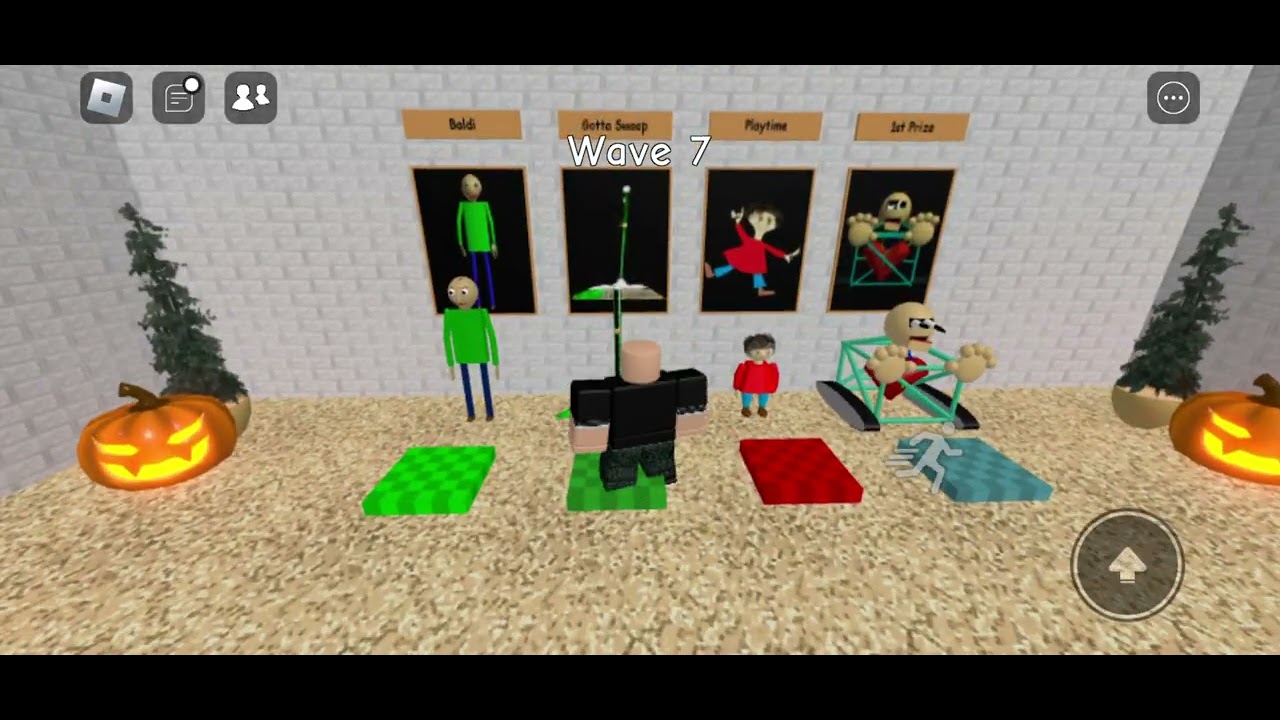 playing Baldi's Sword Fight - YouTube