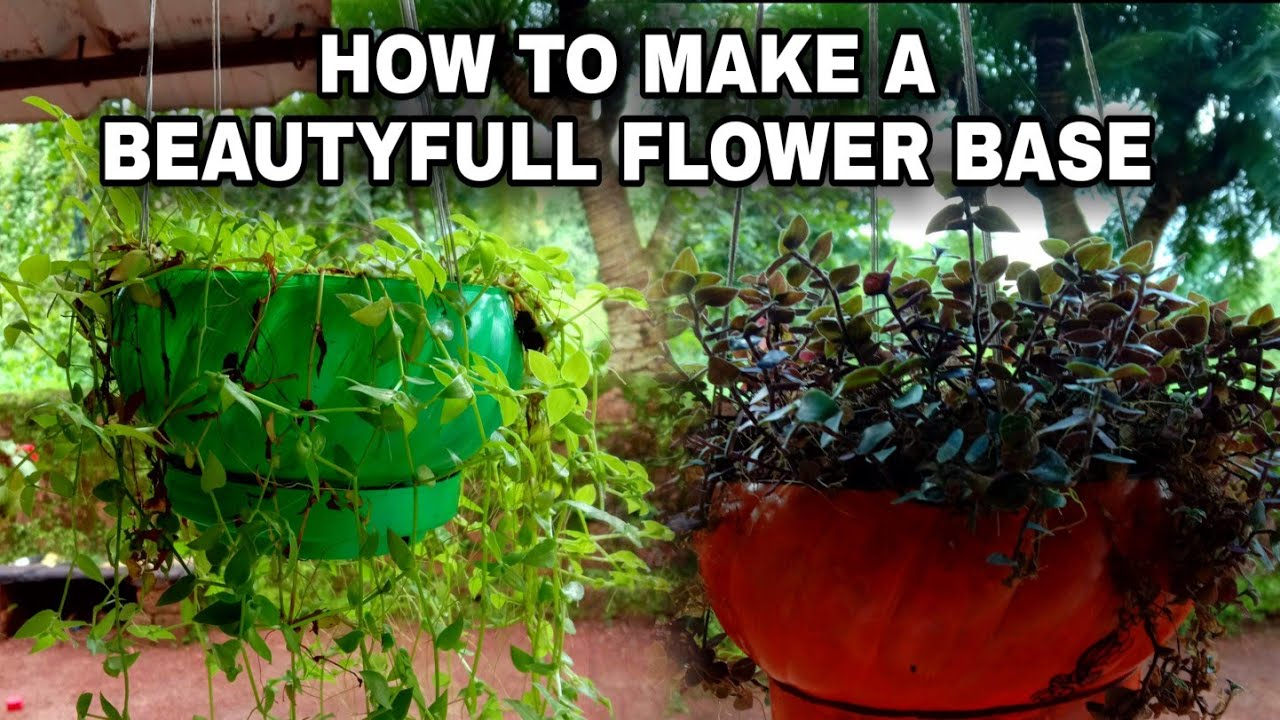 I will help you for making a beautyfull flower base - YouTube