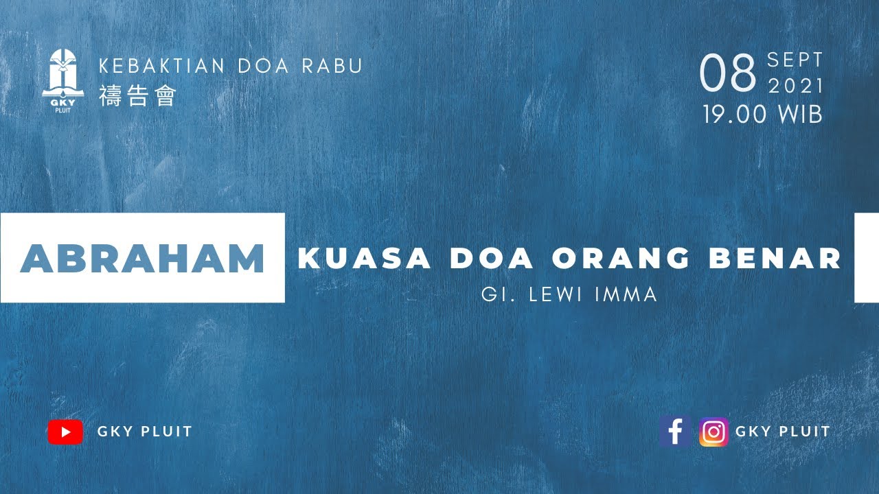 GI. LEWI IMMA - ABRAHAM KUASA DOA ORANG BENAR - YouTube