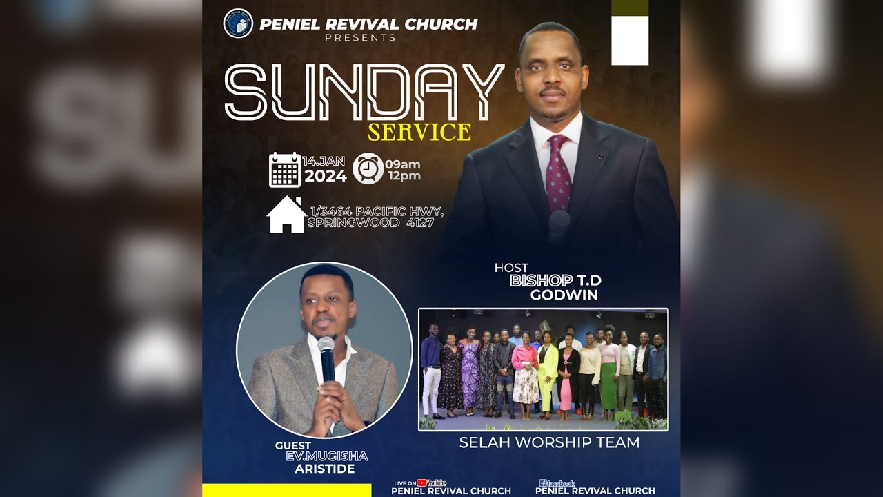 PENIEL REVIVAL CHURCH | SUNDAY SERVICE WITH EV. MUGISHA ARISTIDE | 14 ...