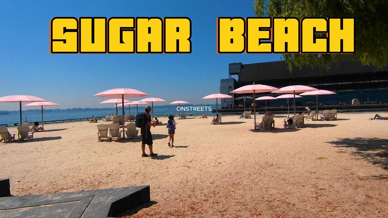 Toronto Waterfront 4K | Sugar Beach to Harbourfront Walking Tour - YouTube