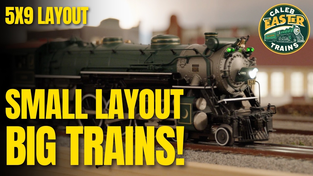 O Gauge Running Session on my 5x9 Layout | Small Layout, Big Action ...