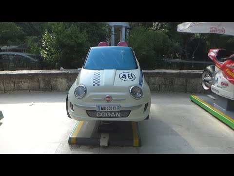 Cogan Fiat MO 500 IT Car Kiddie Ride Exterior and Interior