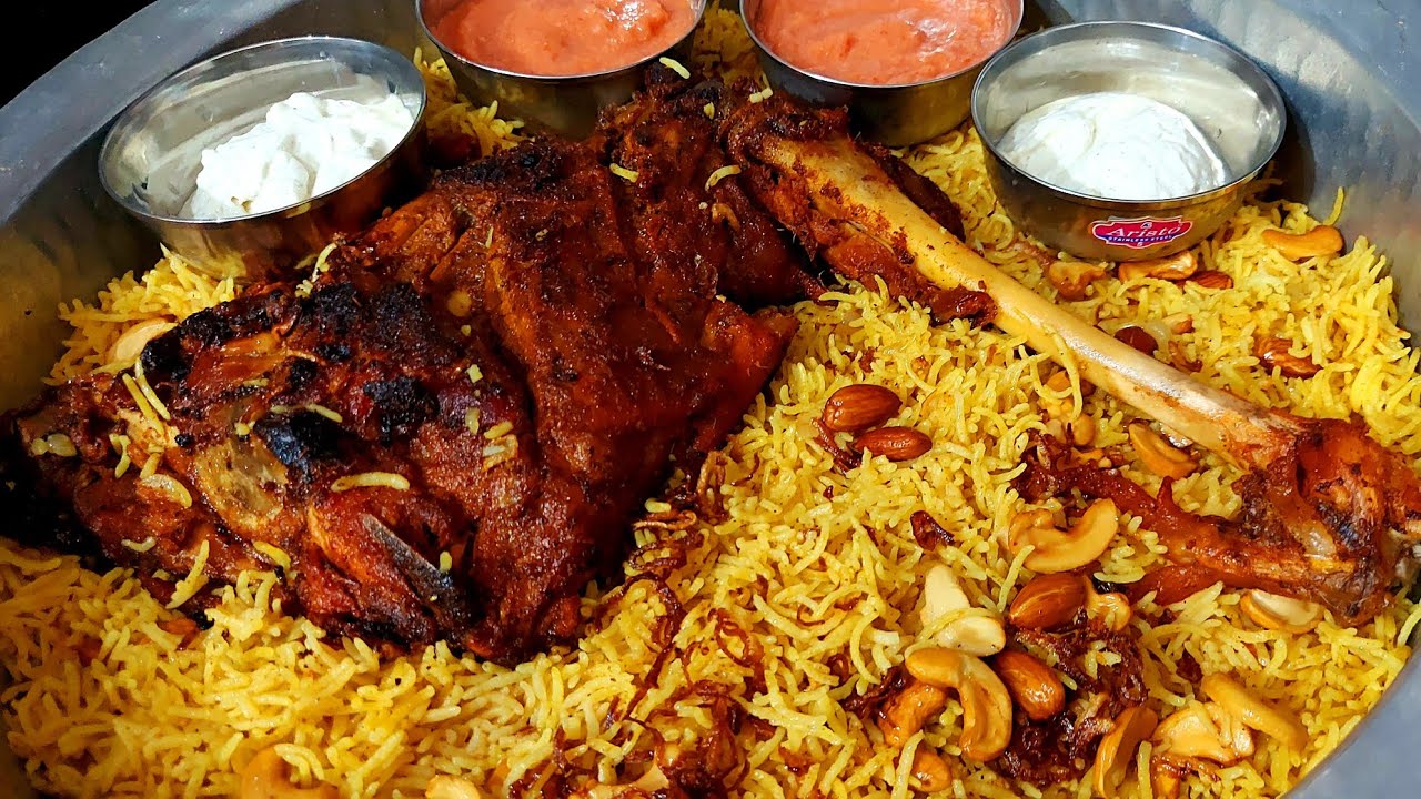 mutton raan mandi arabian recipe by my kitchen tasty dishes 😋 - YouTube