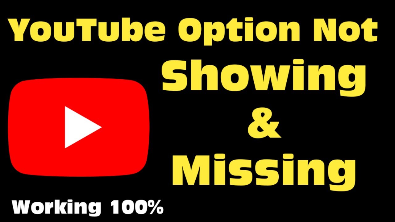 How To Fix Youtube Icon Option Not Showing Missing Problem Android ...