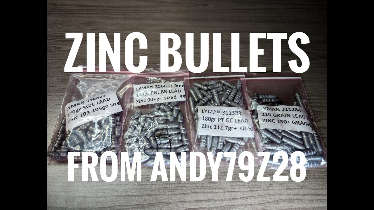 Zinc Bullets From Andy79Z28 - YouTube