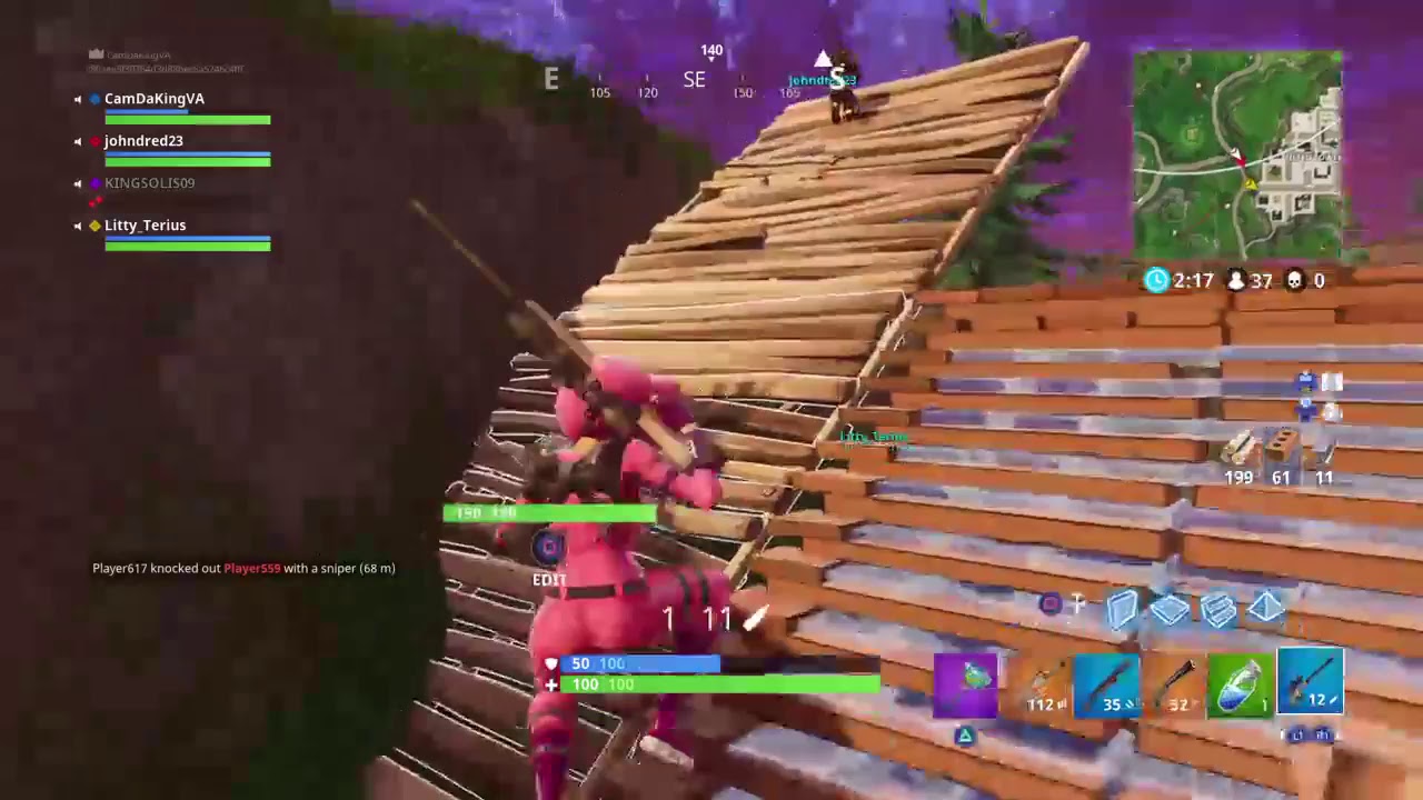 Fortnite running duo - YouTube