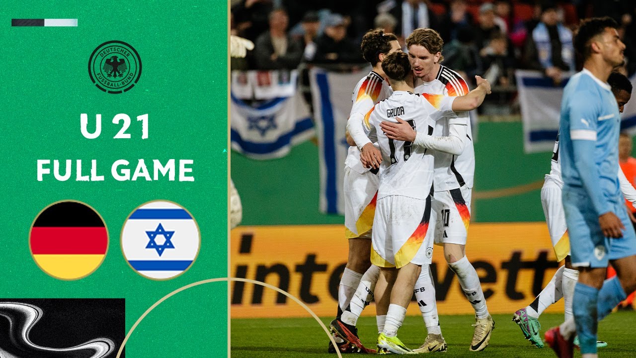 Germany vs. Israel | Under-21 - EURO Qualifiers - YouTube