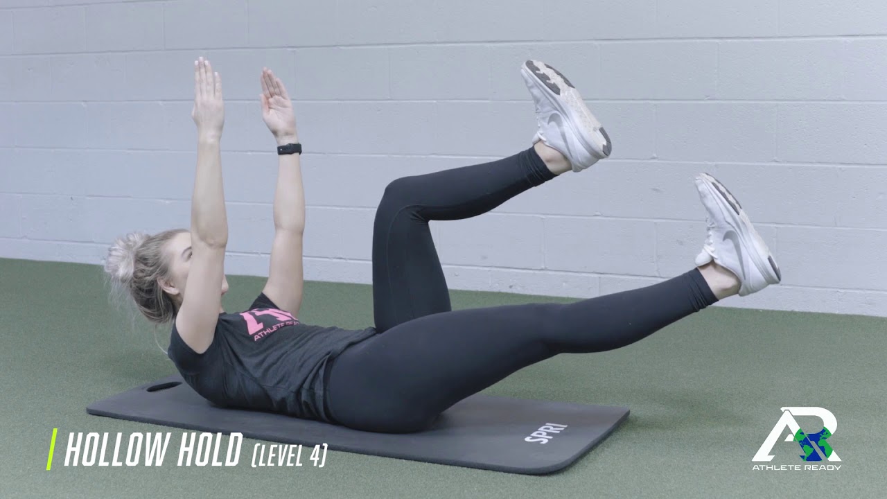 Hollow Hold Level 4 - YouTube
