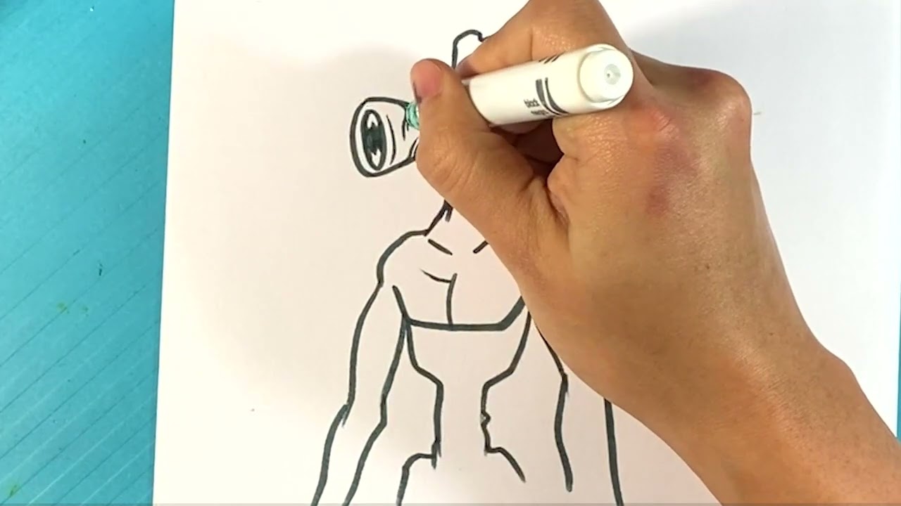 How to Draw SIREN HEAD - YouTube