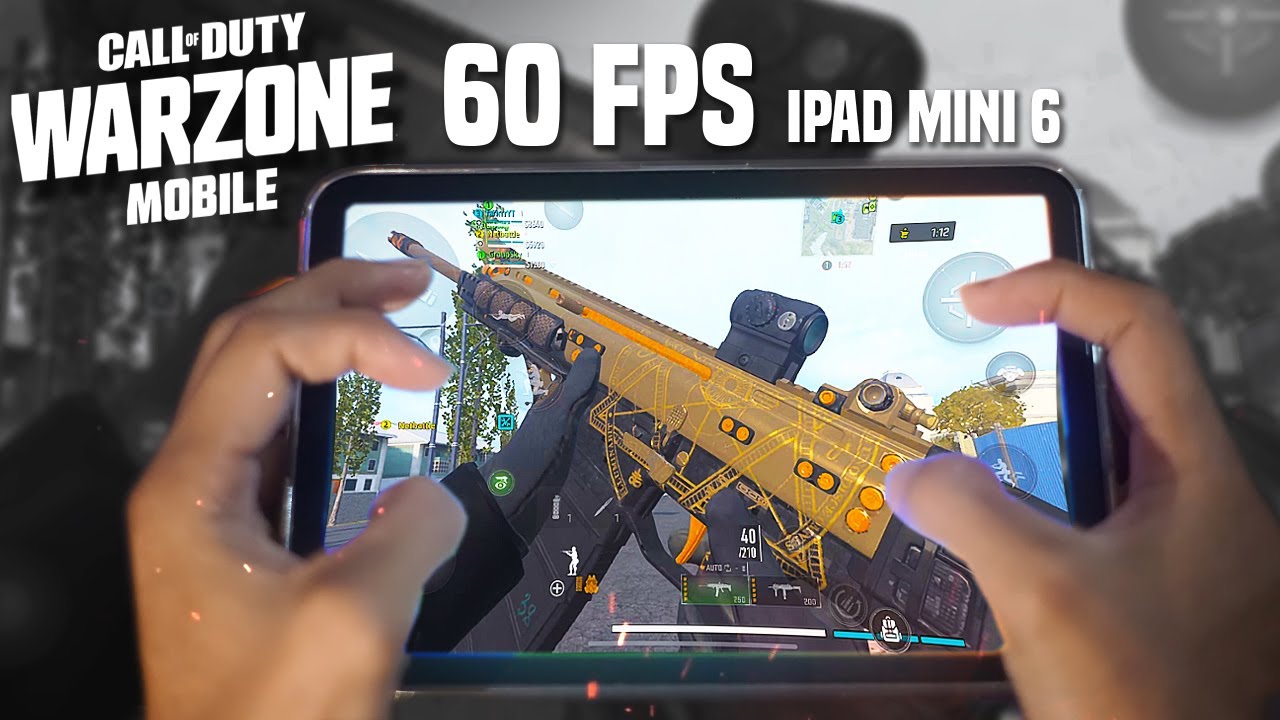 Call of Duty®: Warzone™ Mobile🔥FULL GAMEPLAY🔥 60FPS | IPAD MINI 6 - YouTube