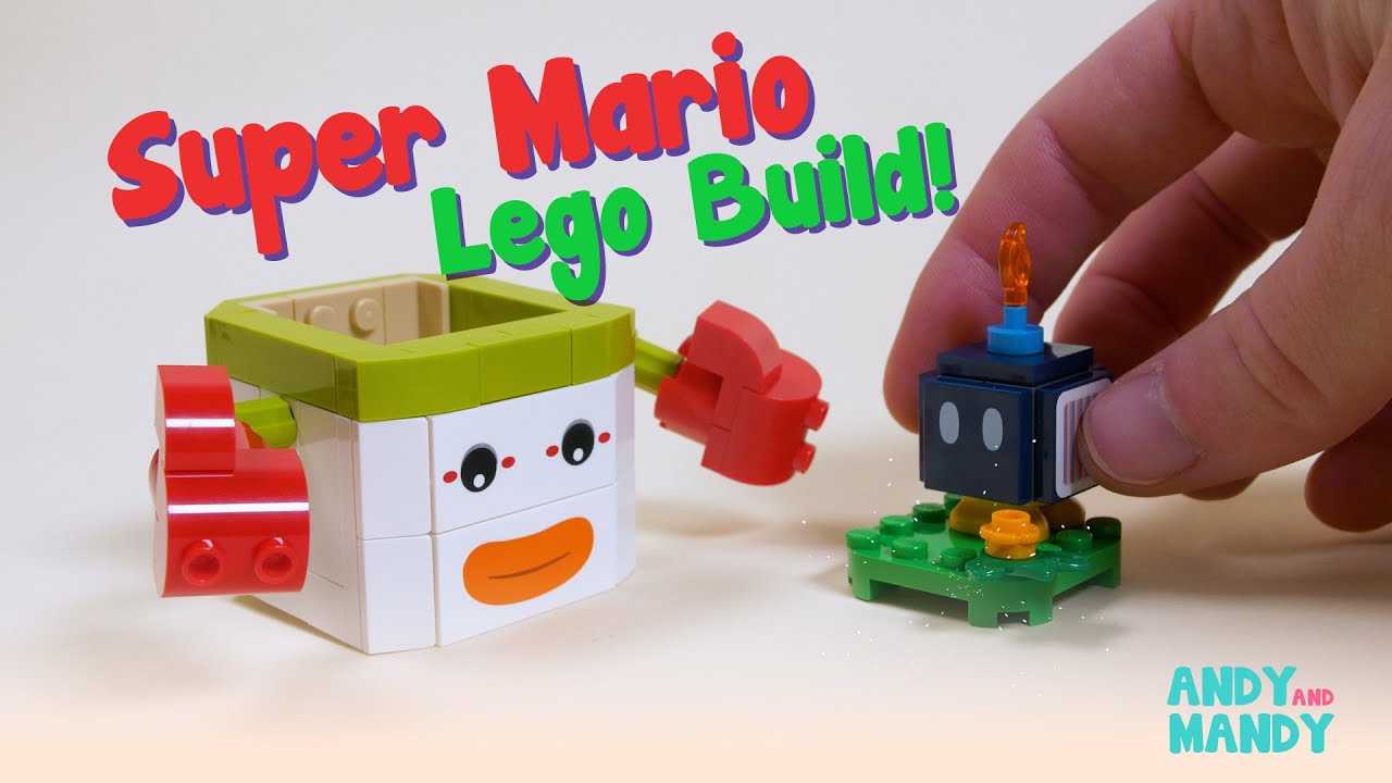 Super Mario Lego Kids Video - Fun and Learning Build With Andy And ...