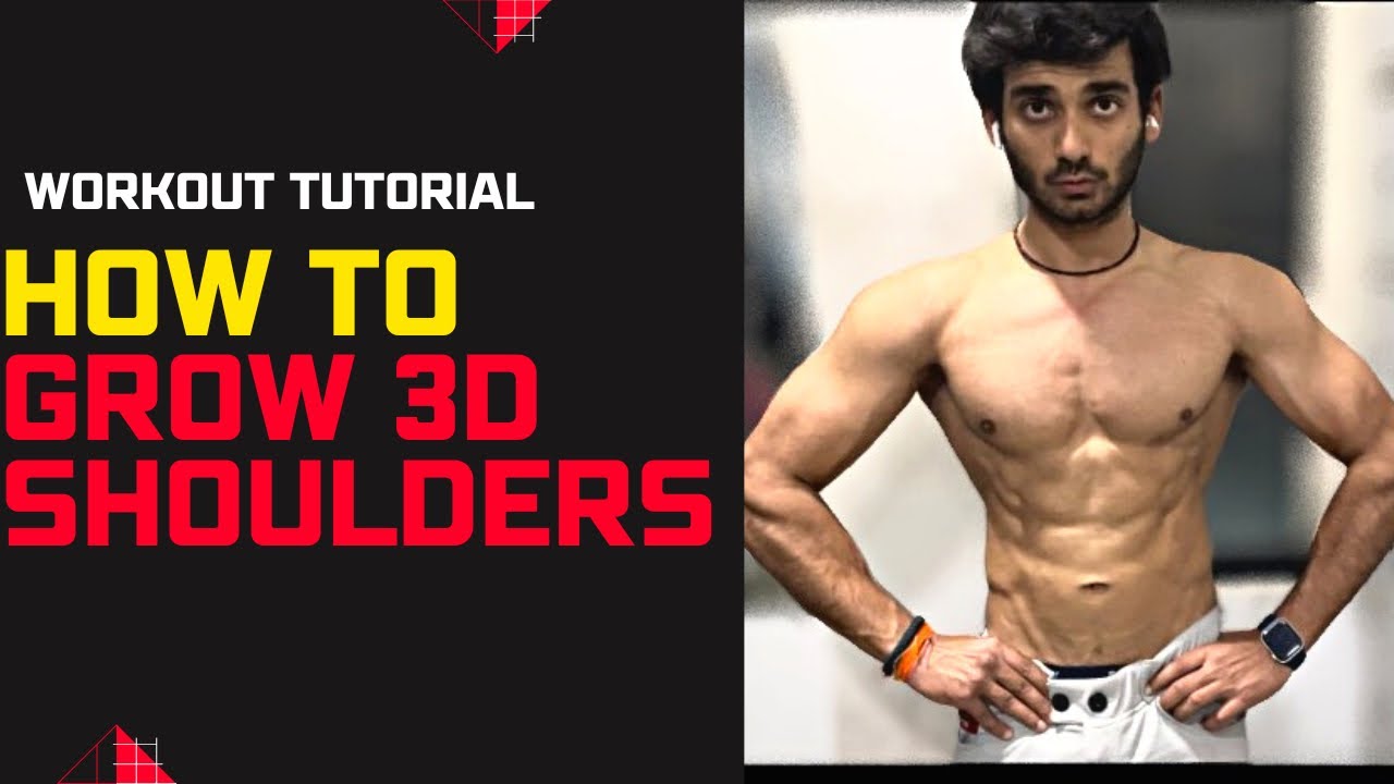 how to build 3d shoulder| shoulder workout - YouTube