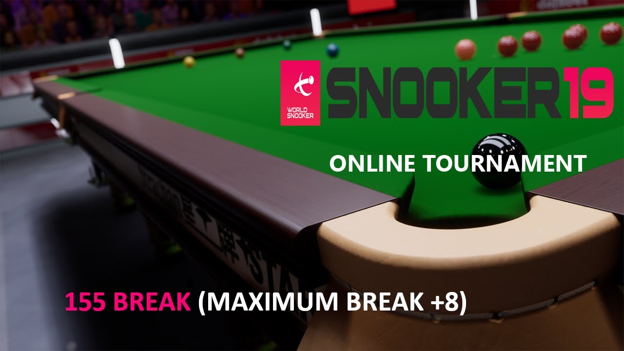 Snooker 19 Online Tournament - 155 Break (Maximum Break +8) (PS5) - YouTube