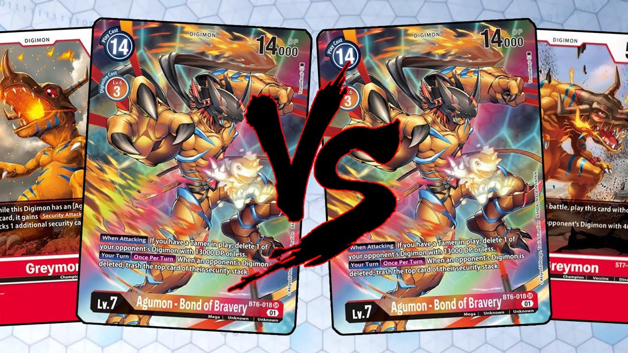 Agumon - Bond of Bravery vs Agumon - Bond of Bravery Locals Match ...