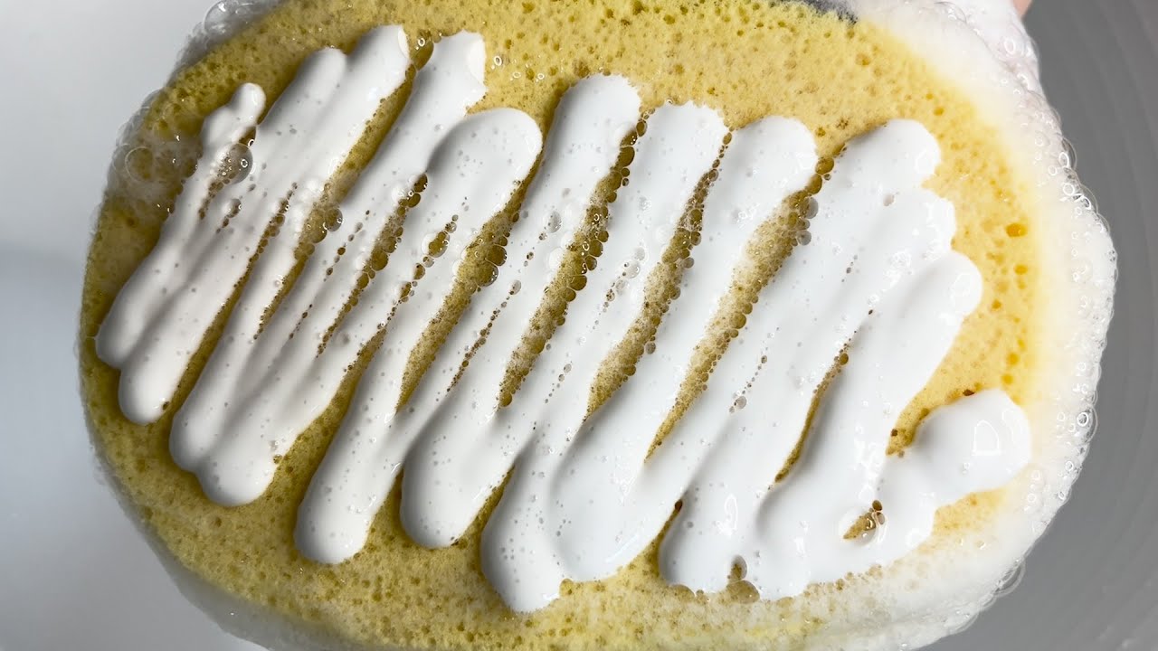 CREAMY SUDS - SPONGE SQUEEZING ASMR - YouTube