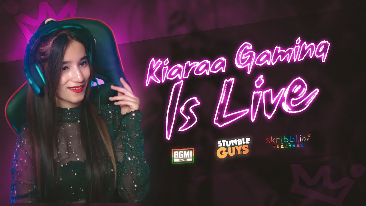 Kiaraa Is Back Again!🤗| Teamcode & Customs | BGMI | PC GAMES | GIRL ...