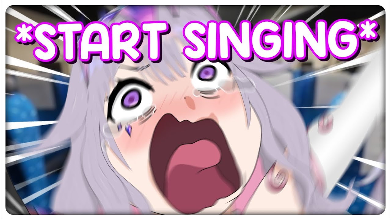 Biboo Get Scared So Hard that She Started Singing Her Cover Song - YouTube