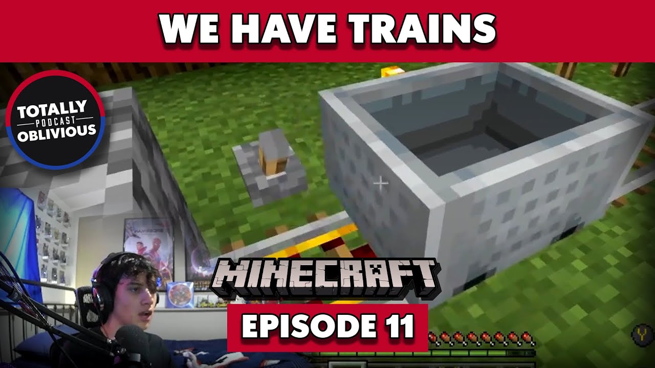 Riding the Rails | Caleb and Alex play Minecraft Ep 11 - YouTube