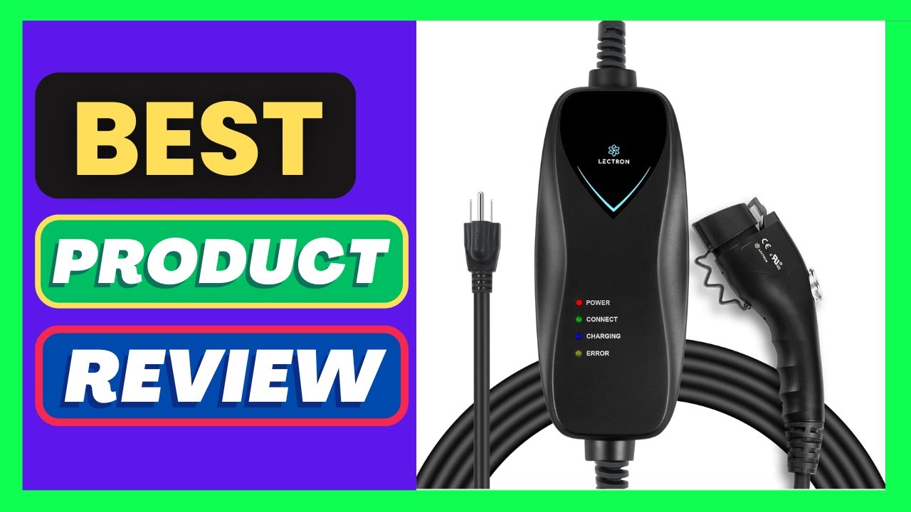 Lectron EV Charger, 16 ft Extension Cord & J1772 Cable - Portable ...