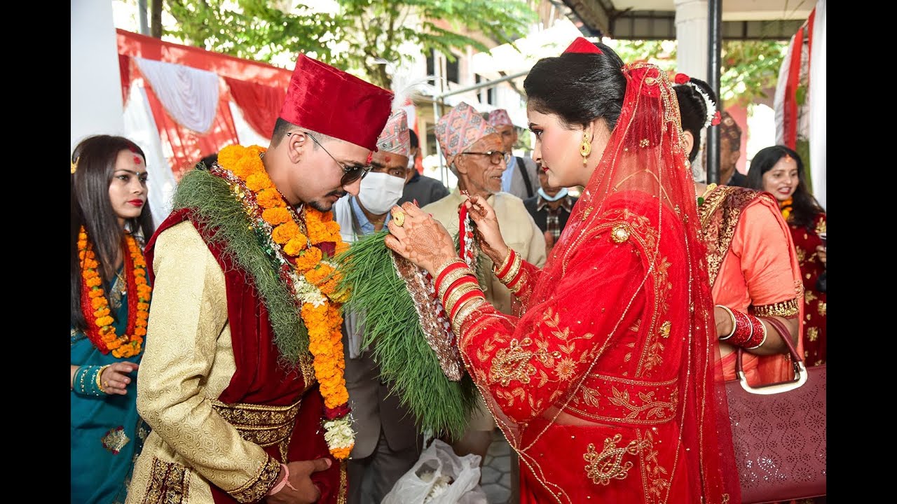 Wedding ceremony of Arjun Subedi & Sangita Bhusal - YouTube