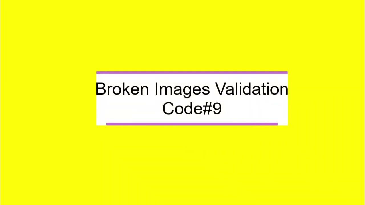 How to validate broken images in Selenium | Code by Himanshi Rajput | Easy Selenium Code - YouTube