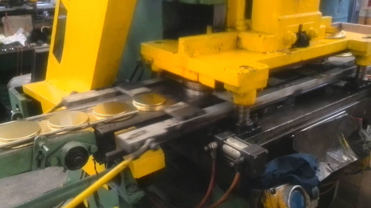 automated production line for pail ring/can ring - YouTube