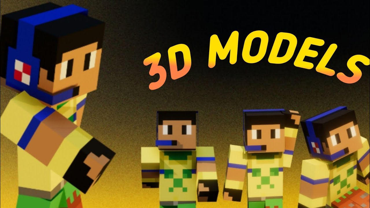 How to make Minecraft 3D Models in Android #minecraft #model ...
