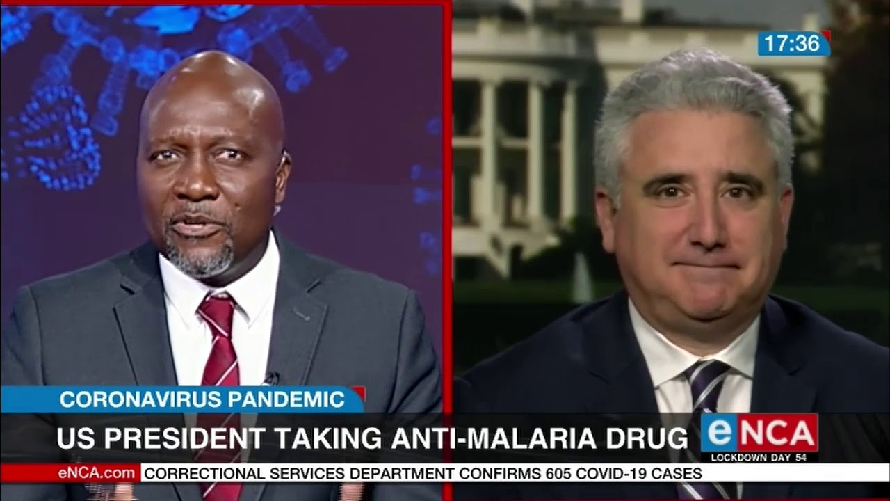 Trump taking anti-malaria medication - YouTube