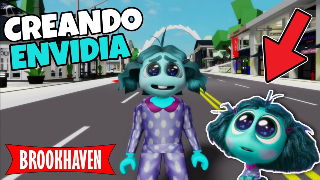 COMO CONVERTIRSE EN ENVIDIA DE INTENSAMENTE 2 EN BROOKHAVEN ROBLOX - YouTube