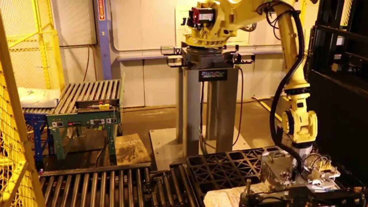 Automated Palletization Robot - JH Robotics - YouTube