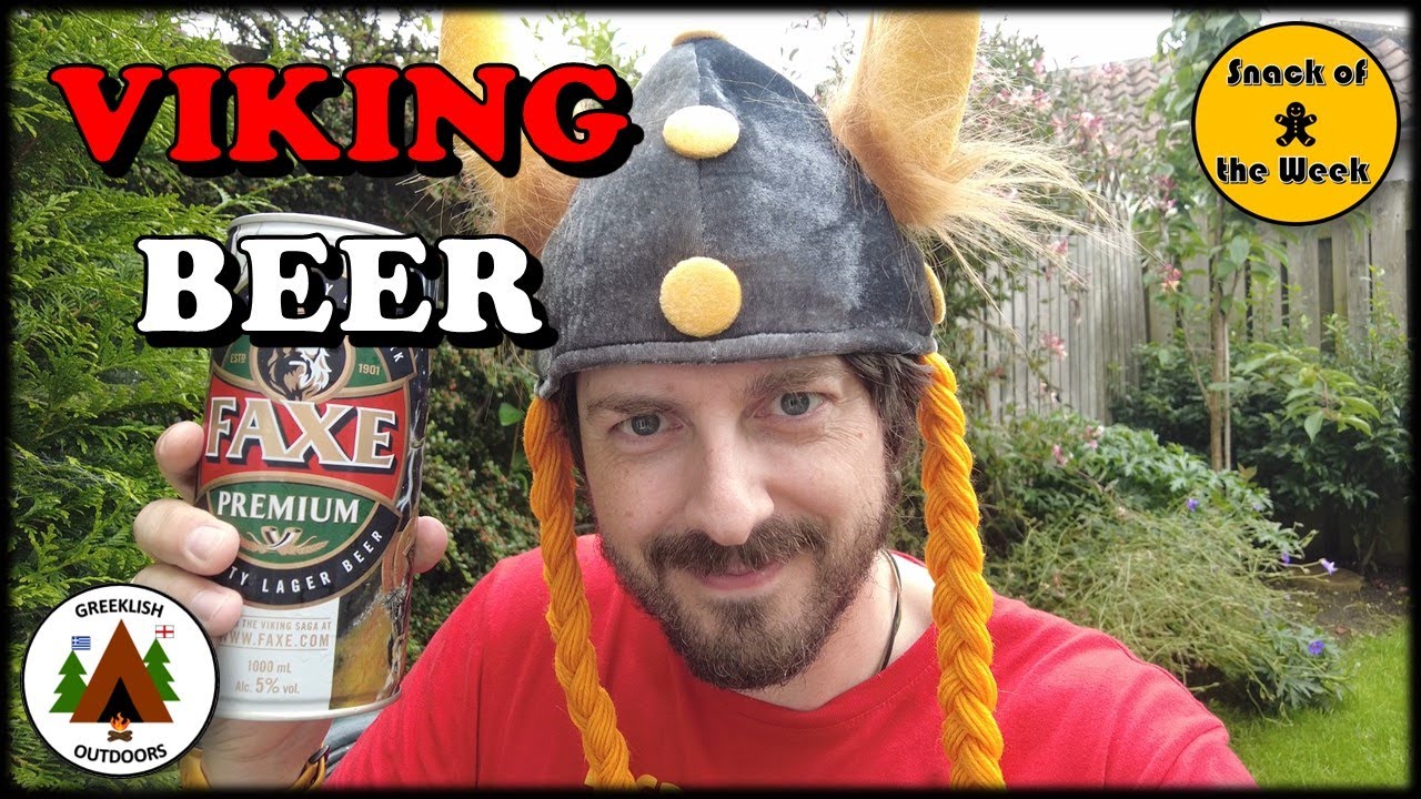 Snack of the week (Episode 15) - FAXE Viking Beer - YouTube