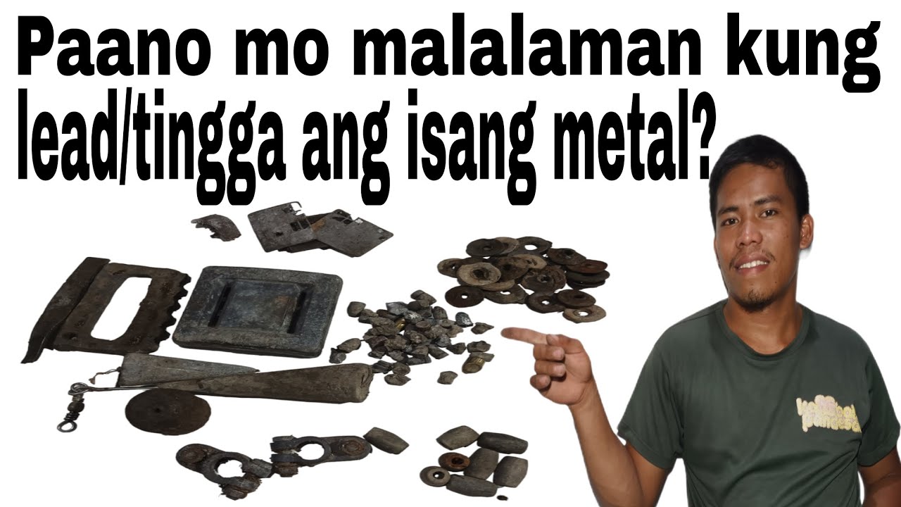 Paano mo malalaman kung lead/tingga ang isang metal?#lead #metal #scrap ...