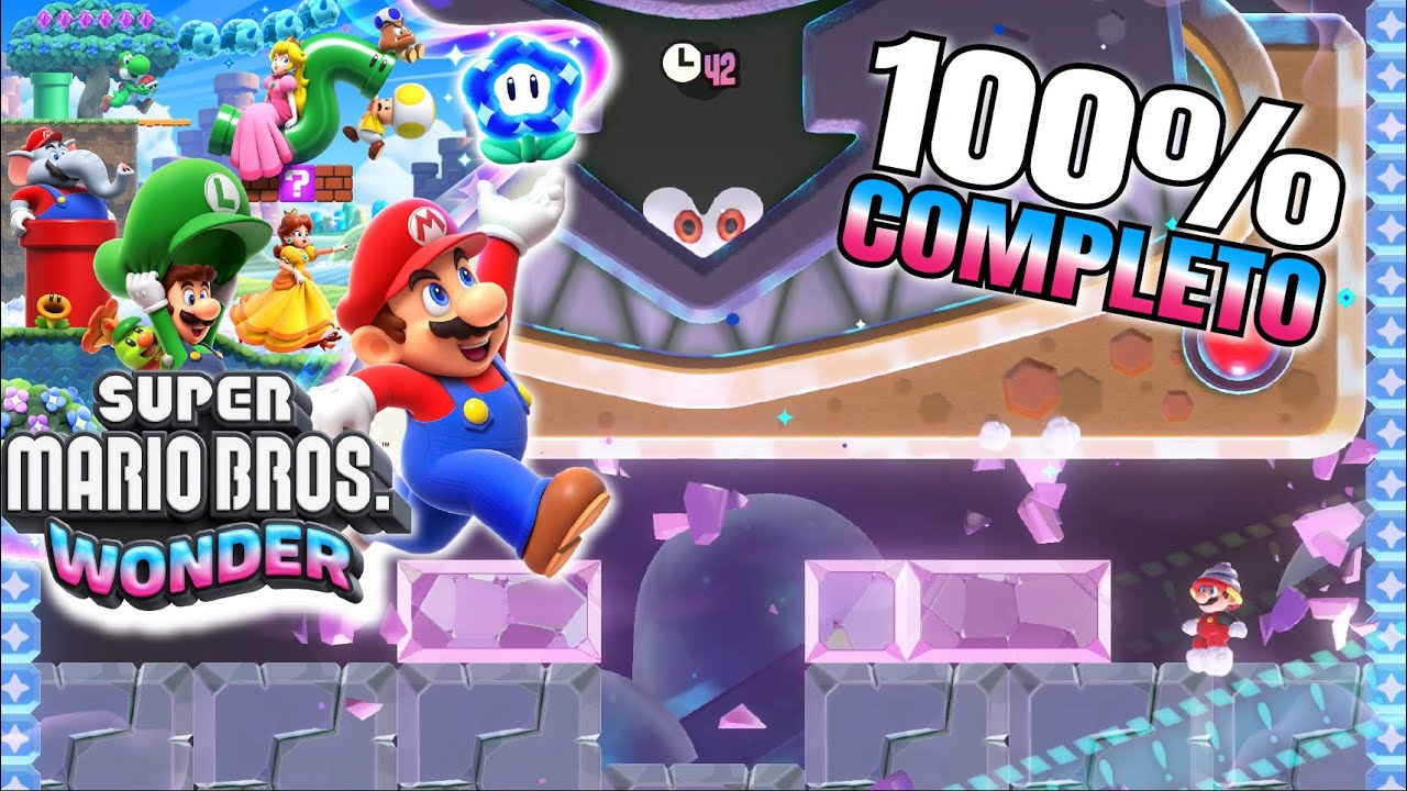 La cueva de los bloques gema (guía completa) | Super Mario Bros Wonder ...