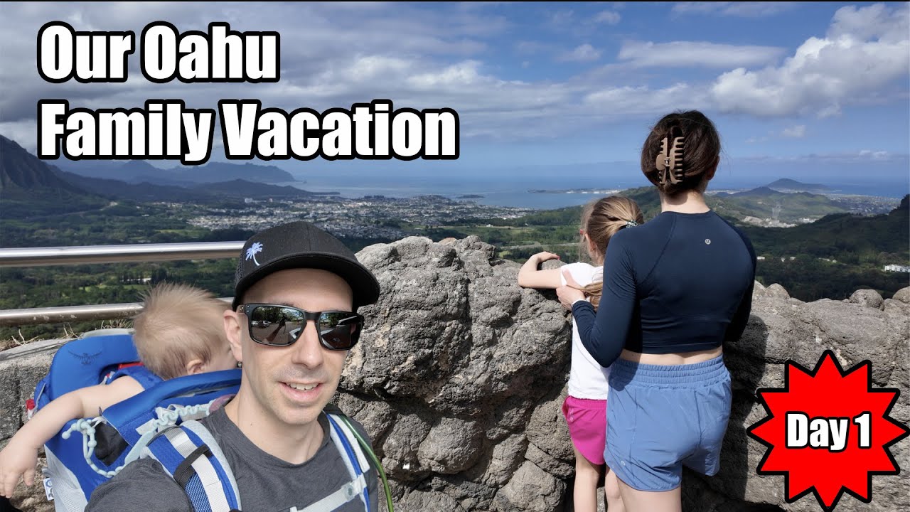 Oahu Vacation Day 1: Early Wake-Up, Waterfalls, and Beach Vibes! - YouTube