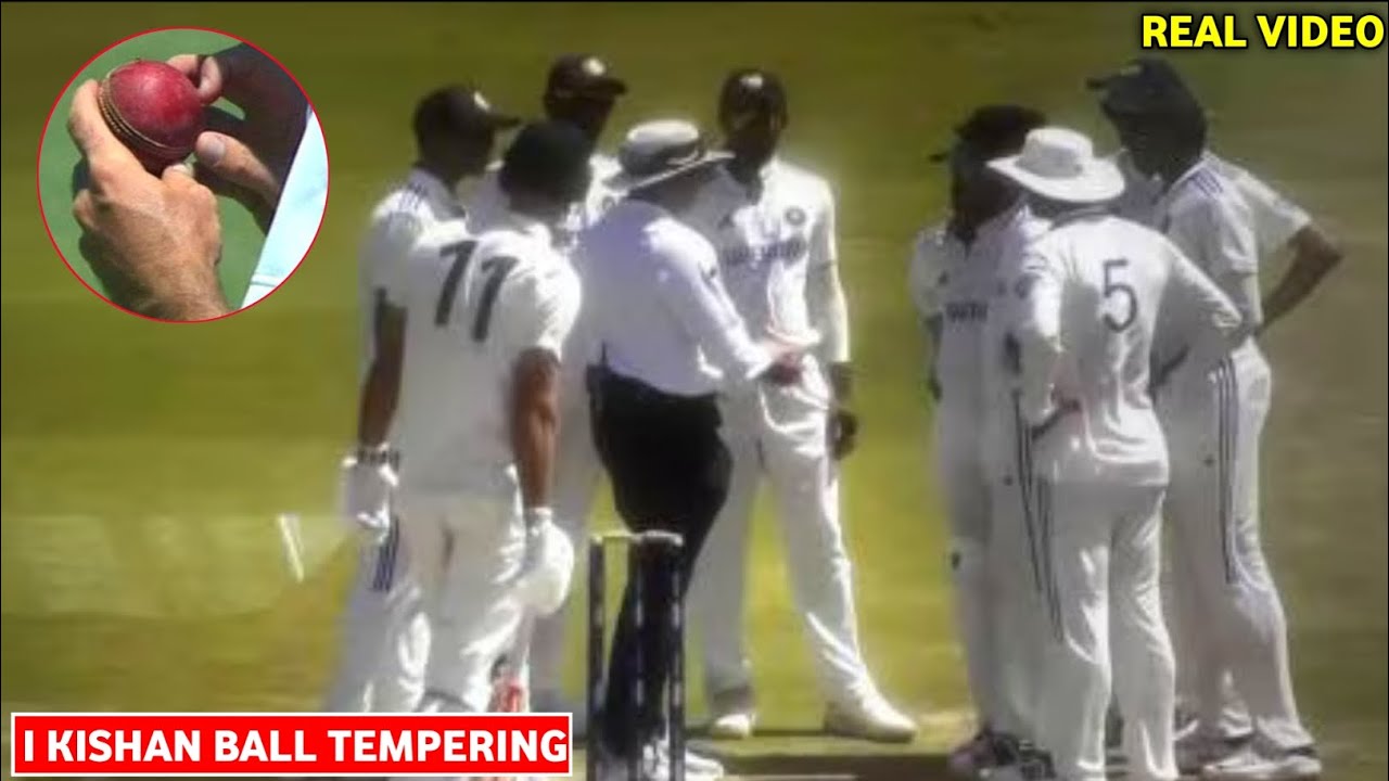 Watch : Ishan Kishan Ball Tempering Video | Ind A vs Aus A Ball ...
