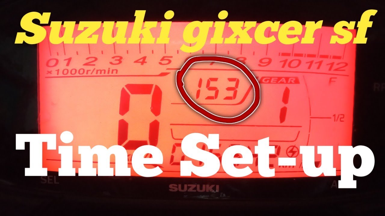How to Change Suzuki clock time|| Mostakim Vlogs || Suzuki Lover - YouTube