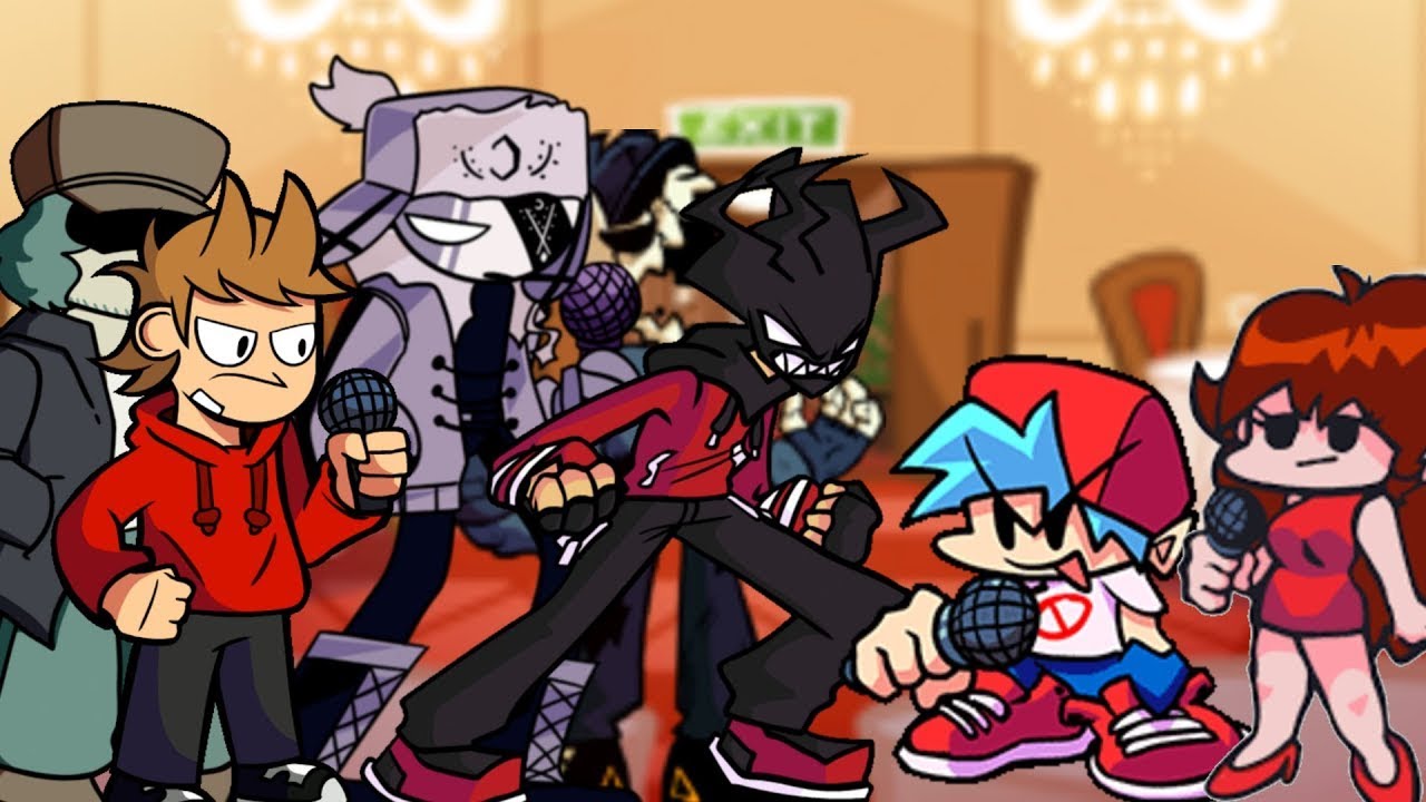 FNF Ready Or Not But Different Characters Sing It 🎵 Everyone Sings ...