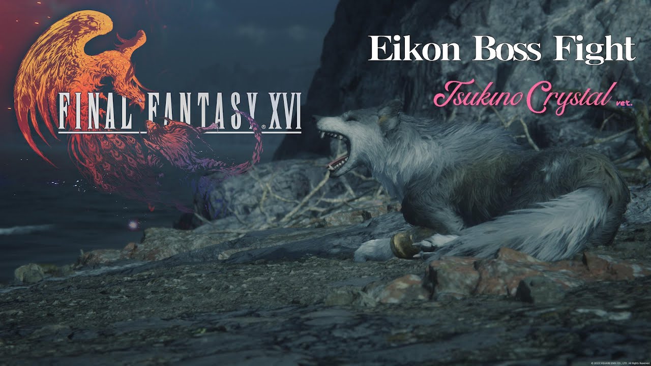 FFXVI Eikon Boss Fight - Tsukino Crystal Ver- Bard solo - Lani's little ...