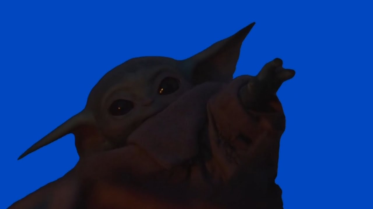Baby Yoda Reaching | The Mandalorian Green Screen - YouTube