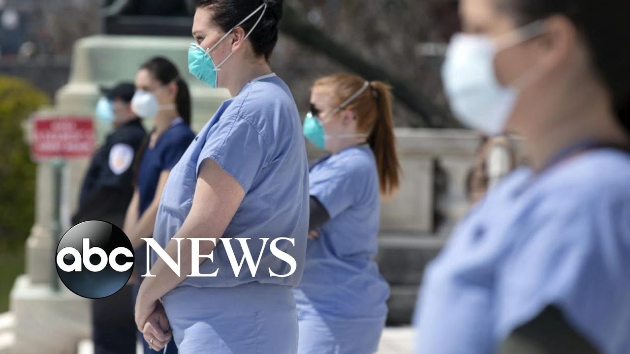 Nurses leave home to work in COVID-19 hotspots - YouTube