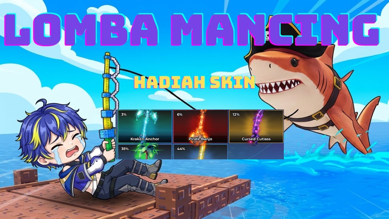 🔴 Lomba mancing Hadiah skin Rod - fish it - YouTube