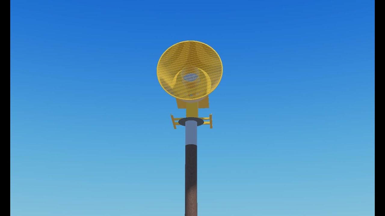 Revisited Federal Signal 500AT Tornado Siren Alert Test - YouTube