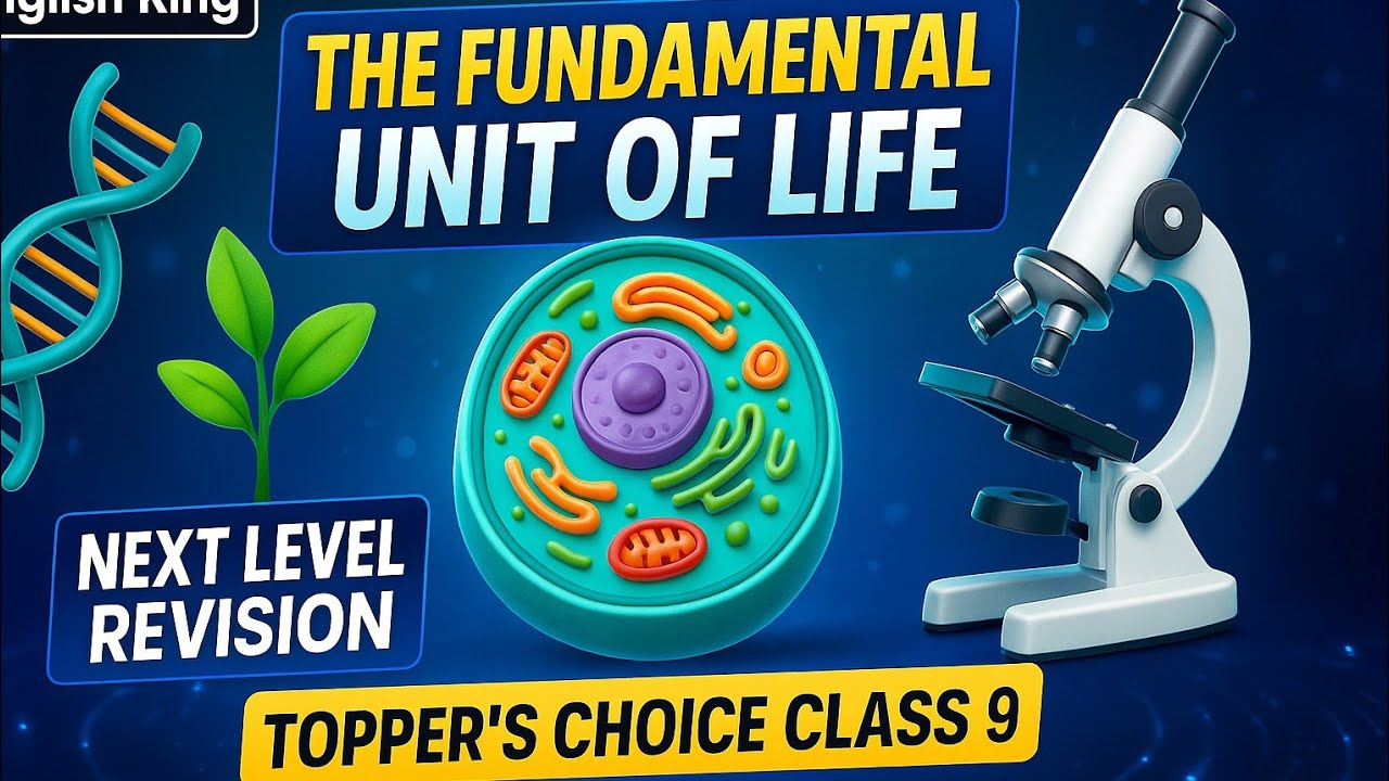 The fundamental unit of life complete chapter notes 🔥| class 9th ...